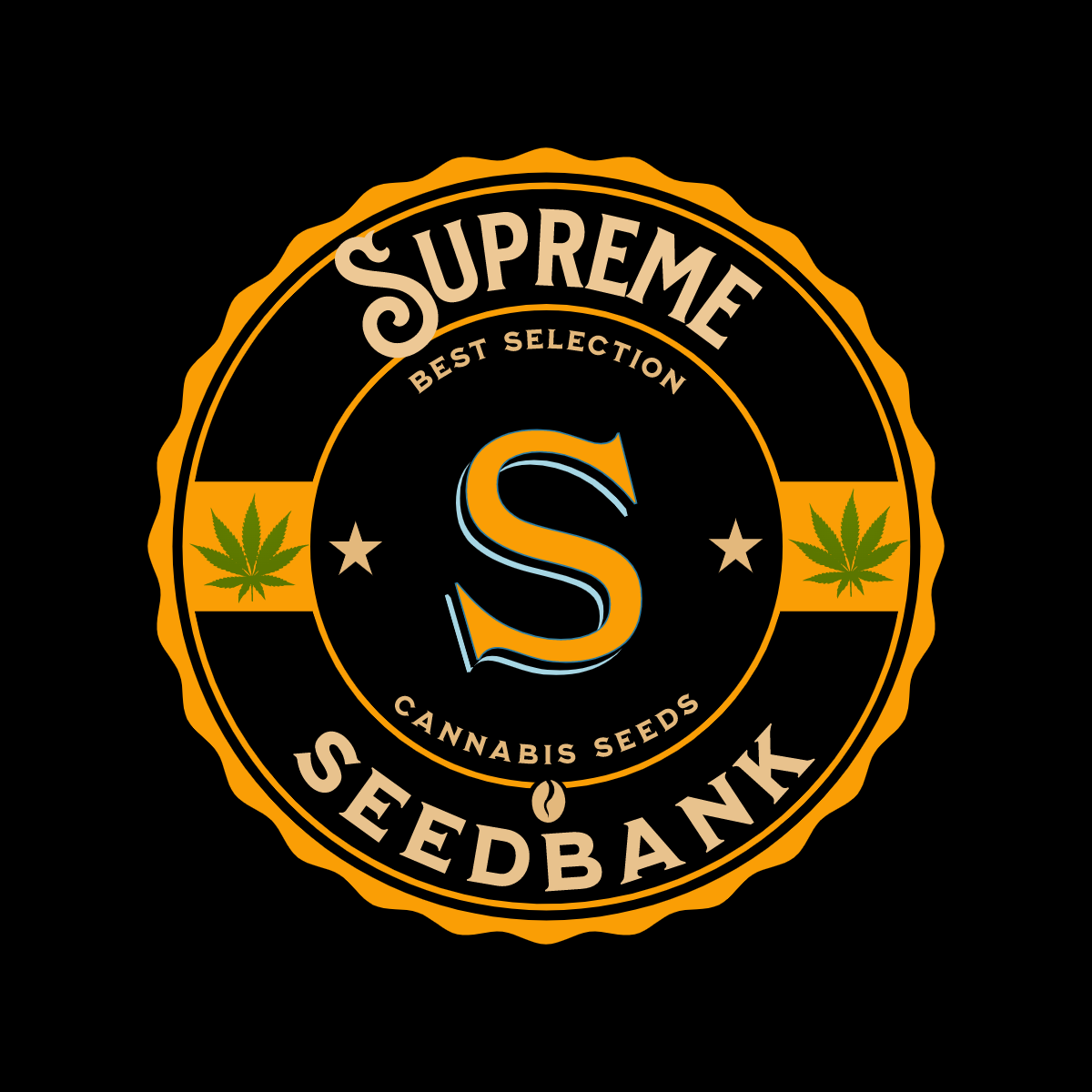 Supreme Seedbank T-Shirt Orange Logo - Supreme Seed Bank